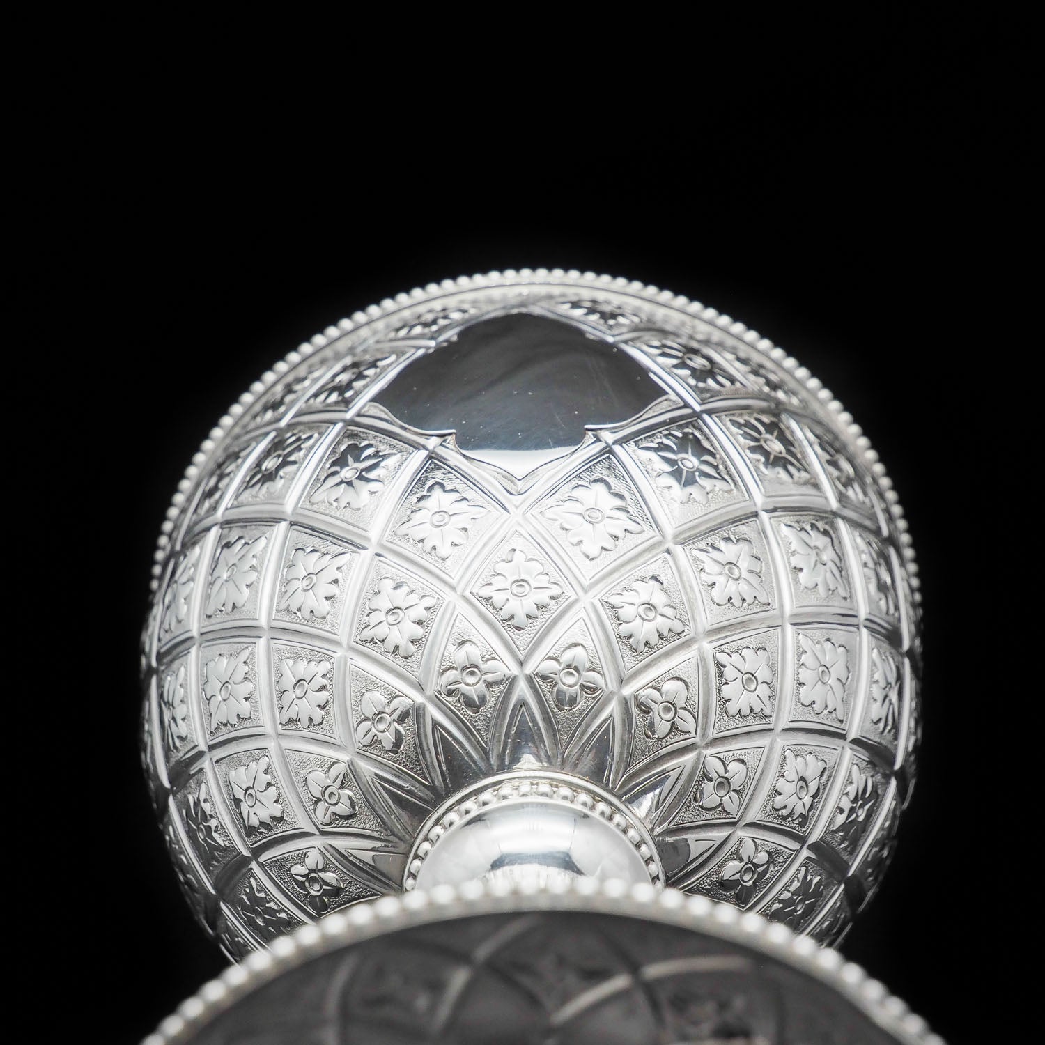 A Large Victorian Solid Silver Wine Goblet/Cup/Trophy with Abercorn Mo ...